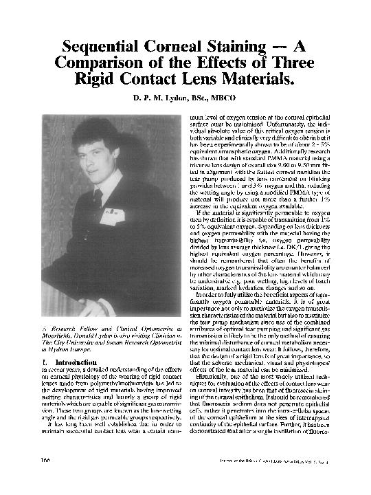 (PDF) Sequential corneal staining — Acomparison of the effects of three ...