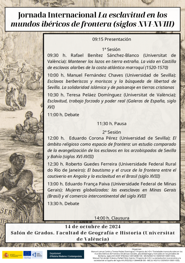 (PDF) Jornada Internacional La esclavitud en los mundos ibéricos de frontera (siglos XVI-XVIII ...