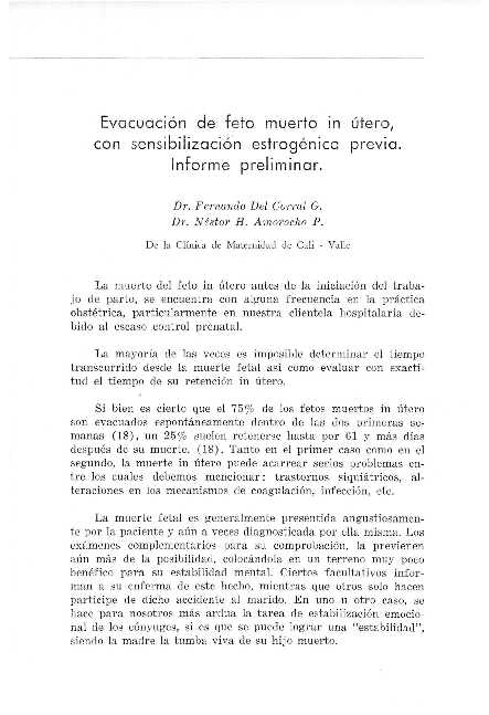 (PDF) Evacuación de feto muerto in Útero con sensibilización ...