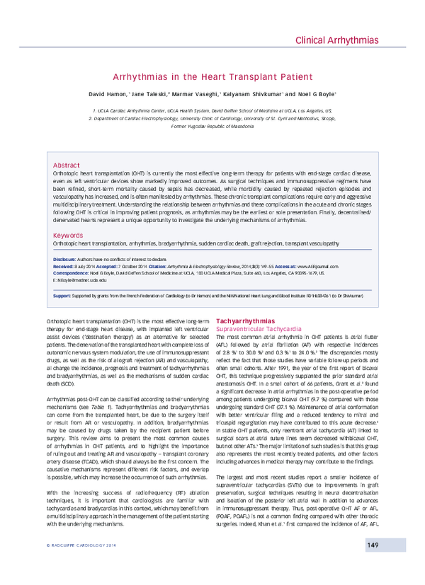 (PDF) Arrhythmias in the Heart Transplant Patient | Noel Boyle ...