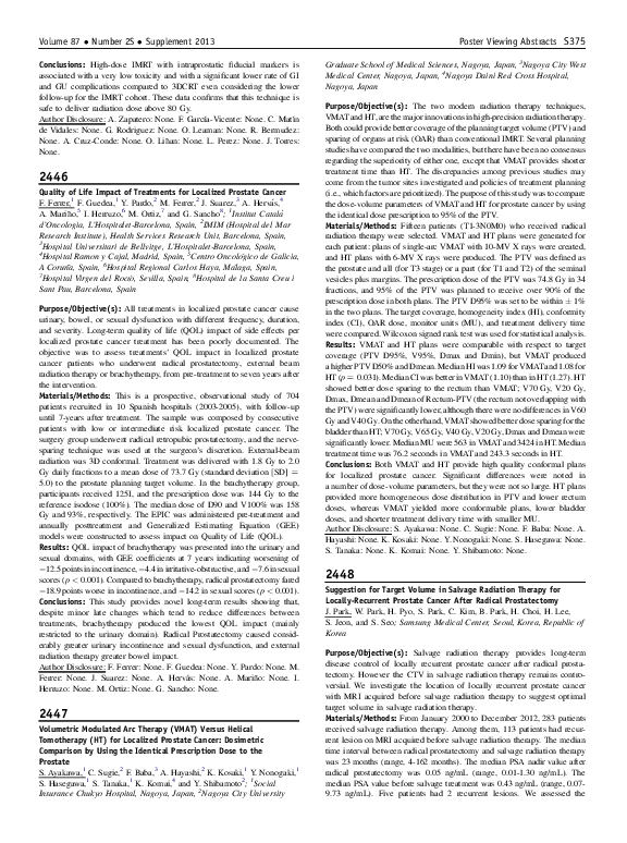 (PDF) Volumetric Modulated Arc Therapy (VMAT) Versus Helical ...