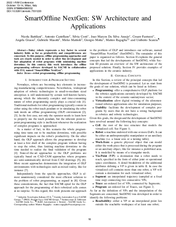 (PDF) SmartOffline NextGen: Offline Robot Programming