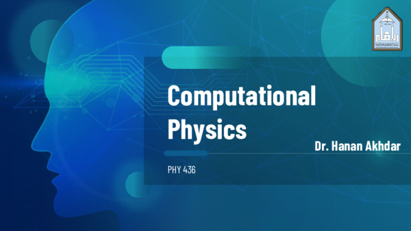 (PDF) PHY 436 Computational Physics