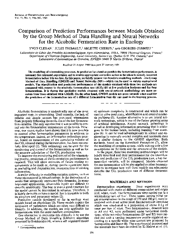 (PDF) Comparison of prediction performances between models obtained by the group method of data ...