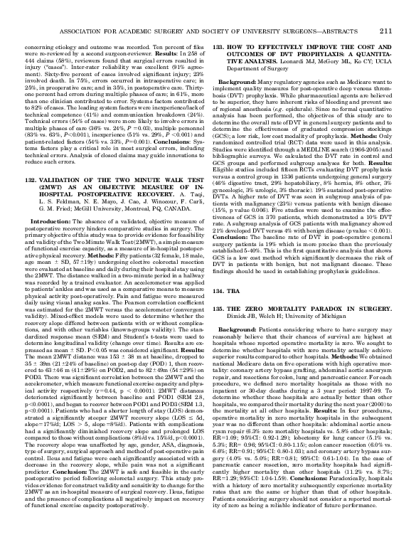 (PDF) Validation of the Two Minute Walk Test (2MWT) as an objective ...