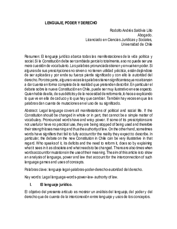 (PDF) LENGUAJE, PODER Y DERECHO
