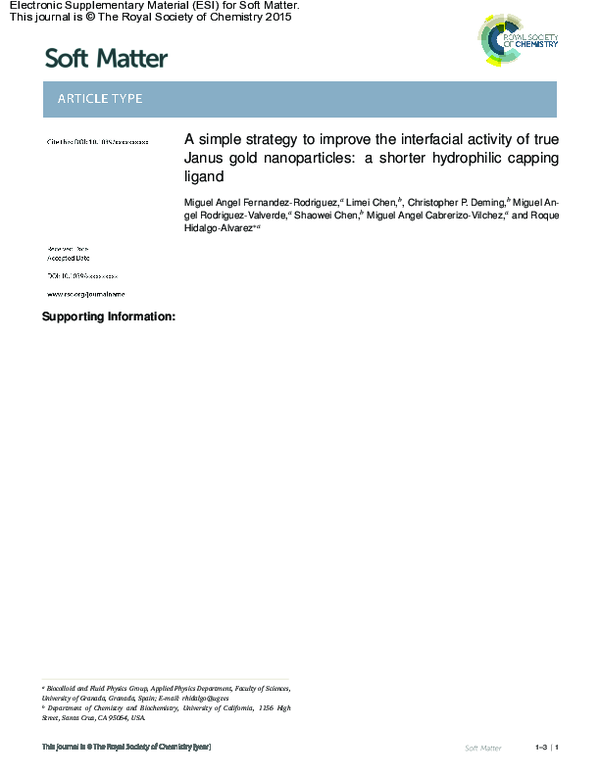 (PDF) A simple strategy to improve the interfacial activity of true ...
