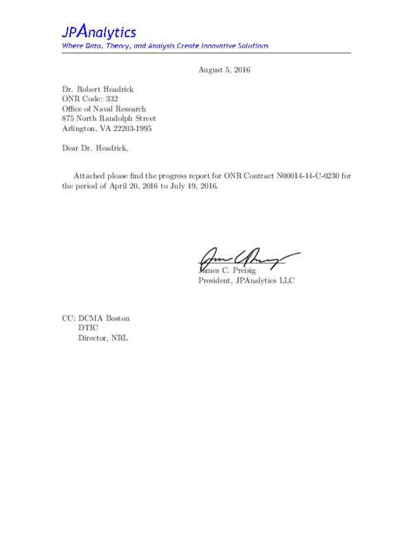 Pdf Coupled Research In Ocean Acoustics And Signal Processing For The Next Generation Of