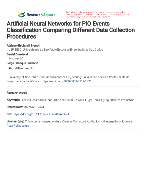(PDF) Artificial Neural Networks for PIO Events Classification ...