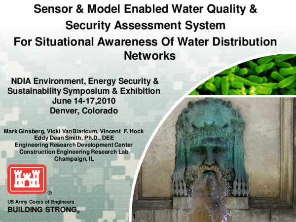 (PDF) Sensor & Model Enabled Water Quality & Security Assessment System ...