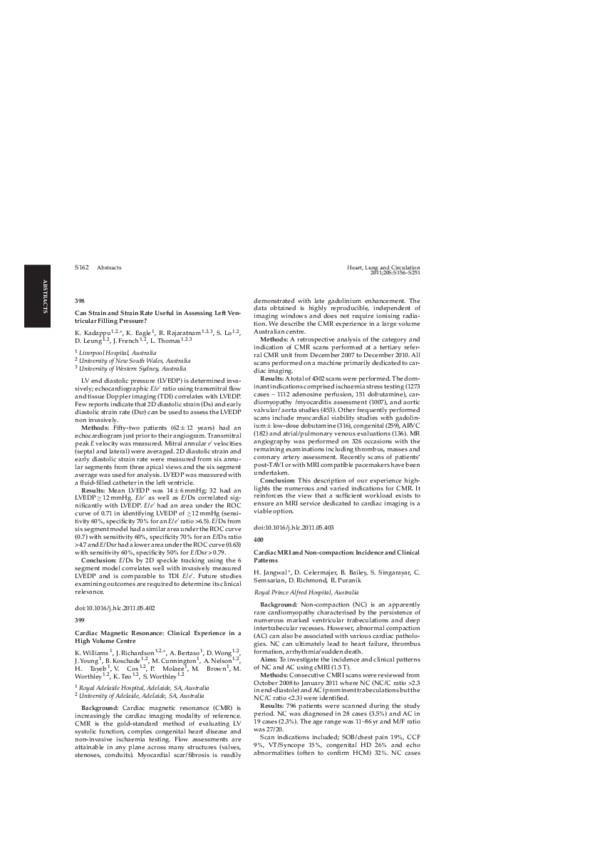 (PDF) Cardiac MRI and Non-compaction: Incidence and Clinical Patterns ...