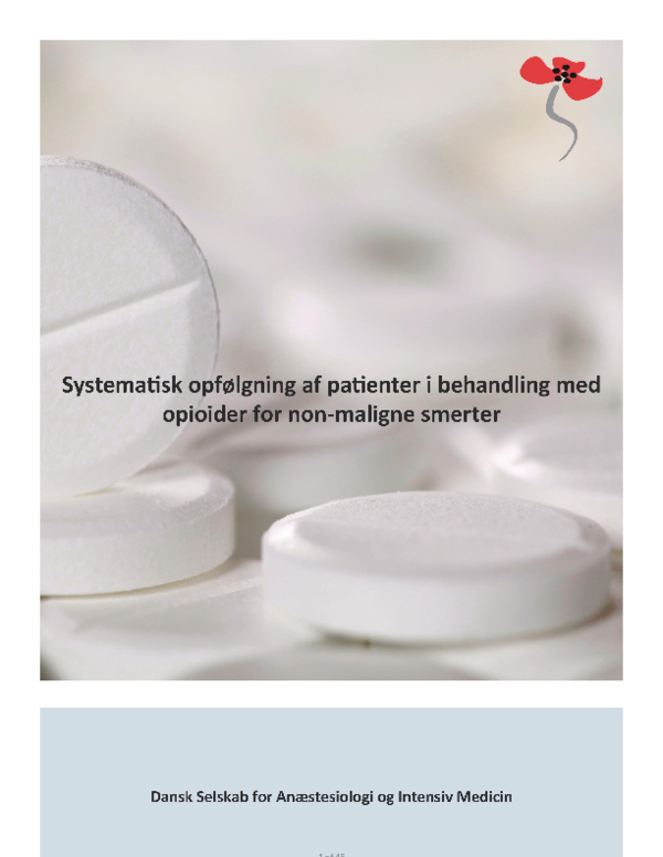 (PDF) Systematisk opfølgning af patienter i behandling med opioider for non-maligne smerter