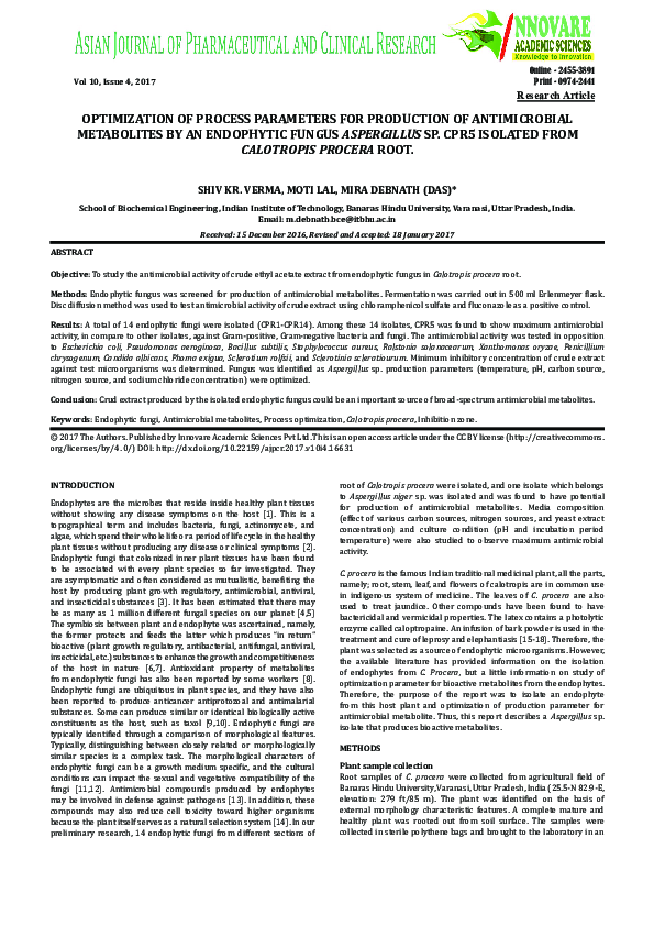 (PDF) Optimization of process parameters for the production of citric acid using sewage sludge ...