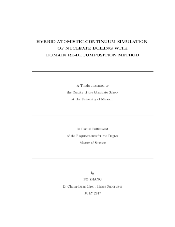 (PDF) Hybrid atomistic-continuum simulation of nucleate boiling with a domain re-decomposition ...