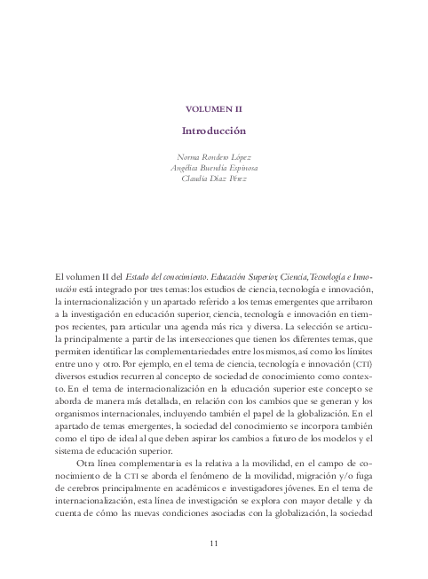 (PDF) Introducción. VOLUMEN II