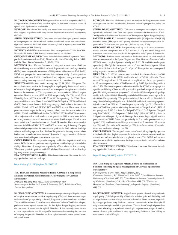 (PDF) The Core Outcome Measures Index (COMI) is a responsive instrument ...