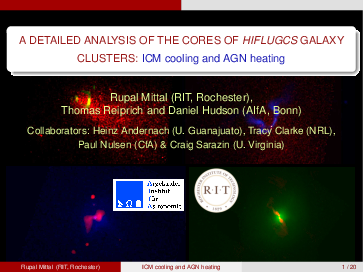 (PDF) A detailed analysis of the cores of HIFLUGCS galaxy clusters: ICM ...