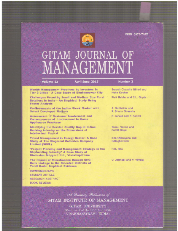 (PDF) The Impact of Microfinance through SHG Bank Linkage in the ...