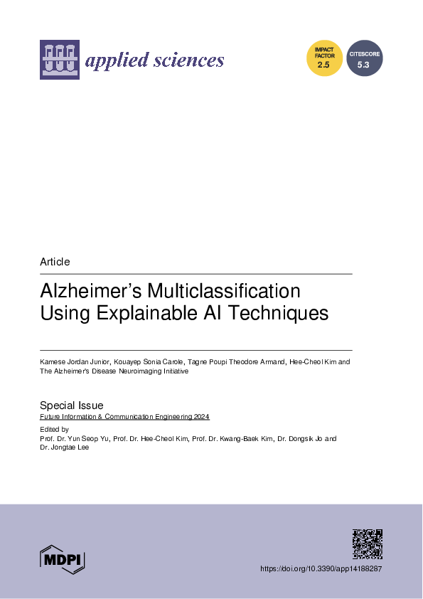 (PDF) Alzheimer's Multiclassification Using Explainable AI Techniques