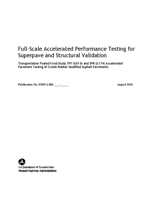 (PDF) Pavement Responses from the Full-Scale Accelerated Performance ...
