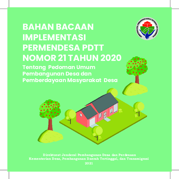 (PDF) Implementasi Permendes 21 Tahun tahun 2020 tentang Pedoman Umum ...