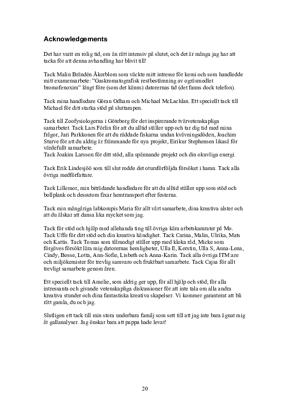 (PDF) Fish bile in environmental analysis