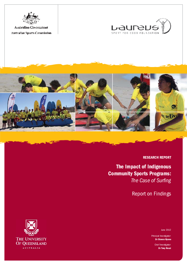 (PDF) The impact of Indigenous community sports programs: the case of ...