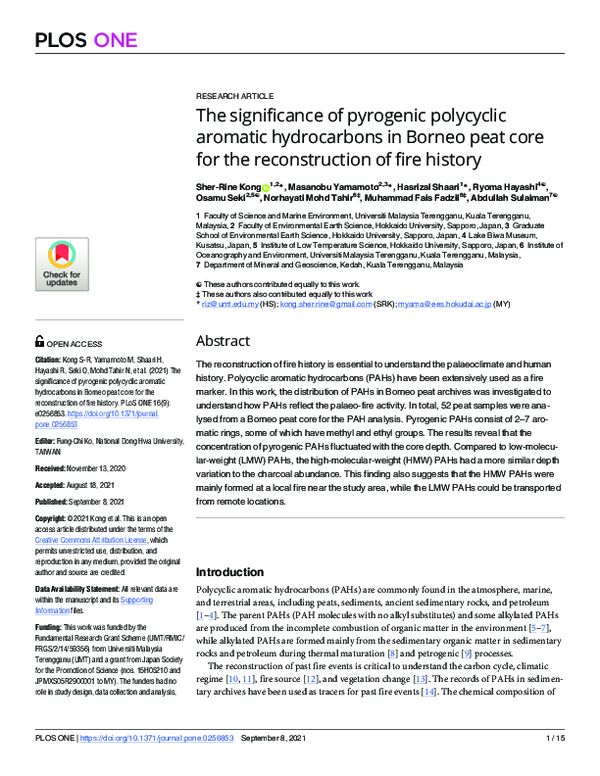 (PDF) The significance of pyrogenic polycyclic aromatic hydrocarbons in ...