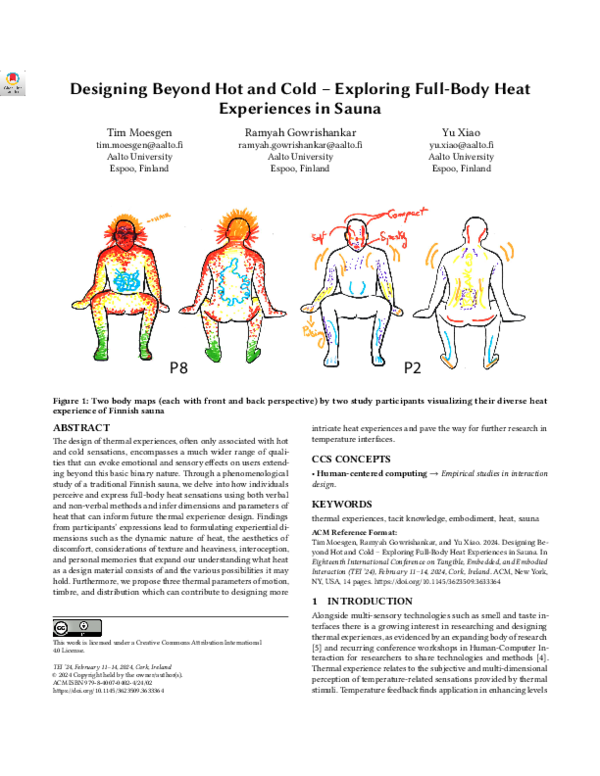 (PDF) Designing Beyond Hot and Cold – Exploring Full-Body Heat ...