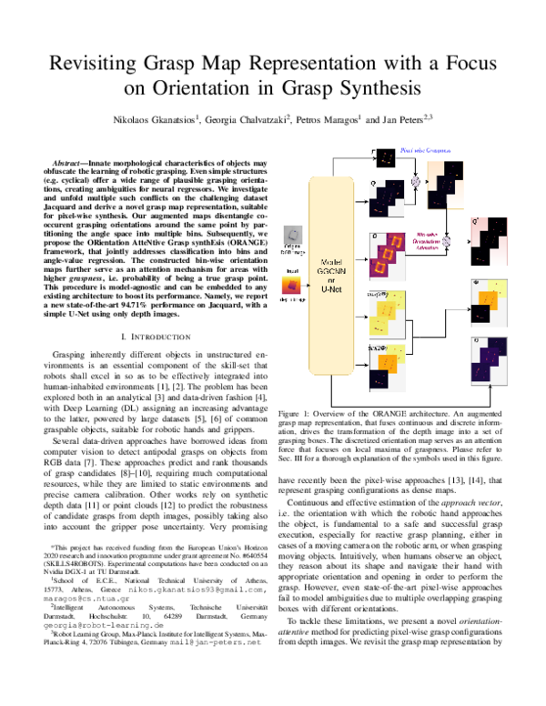 (PDF) Revisiting Grasp Map Representation with a Focus on Orientation in Grasp Synthesis