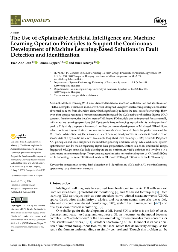 (PDF) The Use of eXplainable Artificial Intelligence and Machine Learning Operation Principles ...