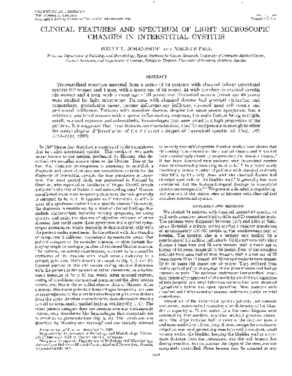 (PDF) Clinical Features and Spectrum of Light Microscopic Changes in ...