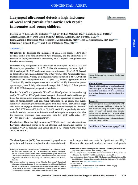 (PDF) Laryngeal ultrasound detects a high incidence of vocal cord ...