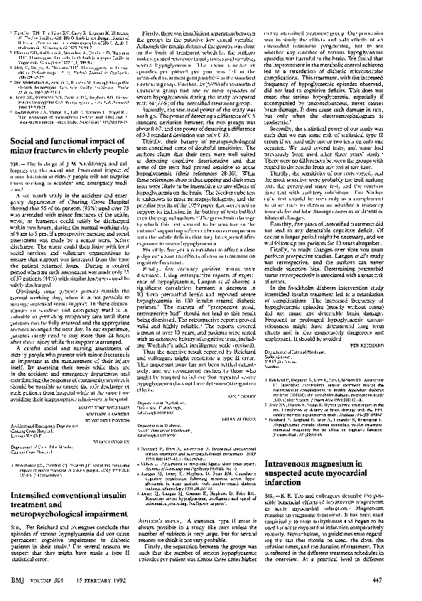 (PDF) Intensified conventional insulin treatment and neuropsychological ...