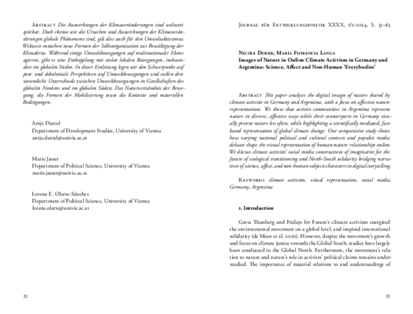 (PDF) Images of Nature in Online Climate Activism in Germany and ...