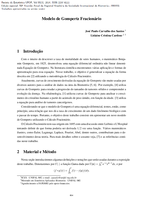 (PDF) Modelo de Gompertz Fracionário (pp.604-608)