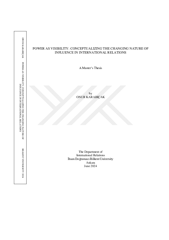 (PDF) Power As Visibility: Conceptualizing The Changing Nature Of ...