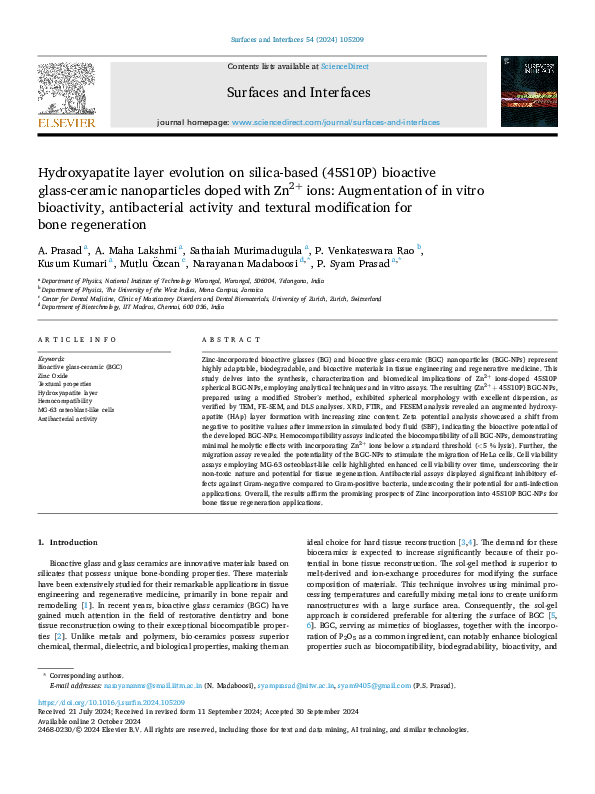 (PDF) Hydroxyapatite layer evolution on silica-based (45S10P) bioactive ...