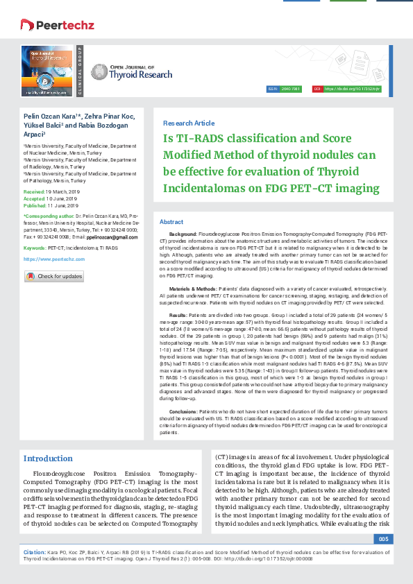 (PDF) Is TI-RADS classification and Score Modified Method of thyroid ...