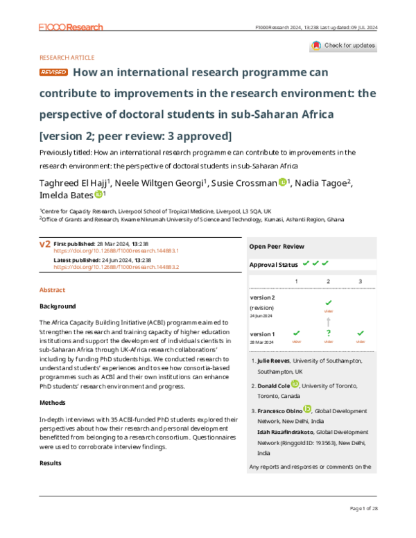 (PDF) How research consortia can contribute to improvements in PhD ...
