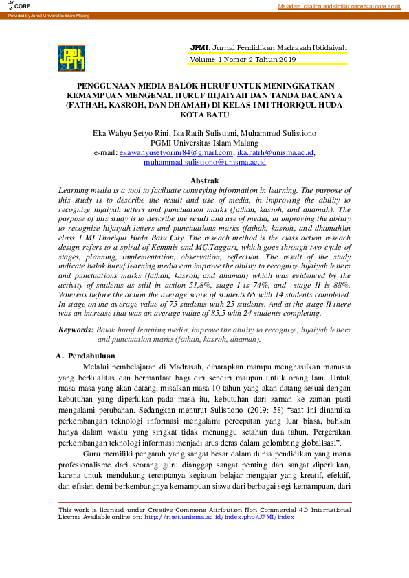 (PDF) Penggunaan Media Balok Huruf Untuk Meningkatkan Kemampuan ...