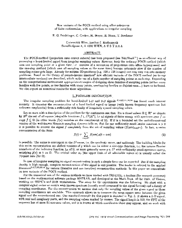 (PDF) New variants of the POCS method using affine subspaces of finite ...