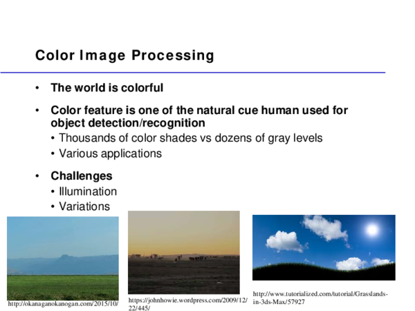 (PDF) Color image processing