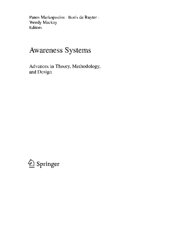 (PDF) Awareness Systems