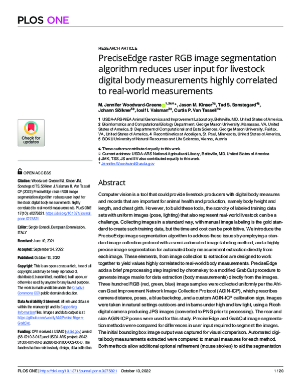 Pdf Preciseedge Raster Rgb Image Segmentation Algorithm Reduces User