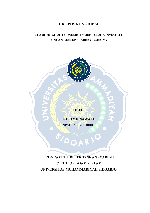 (PDF) Islamic Digital Economic : Model Usaha Investree Dengan Konsep ...