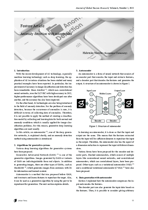 (PDF) Anomaly detection with autoencoder