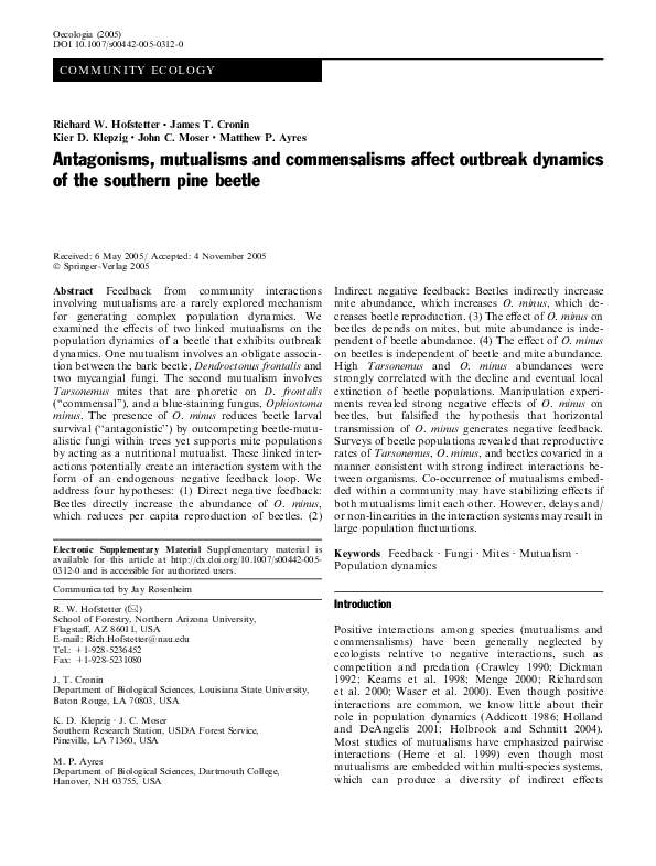 (PDF) Communicated by Jay Rosenheim