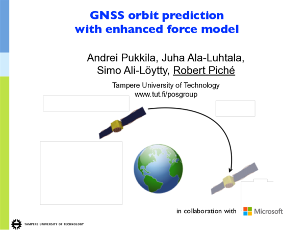 (PDF) GNSS orbit prediction with enhanced force model