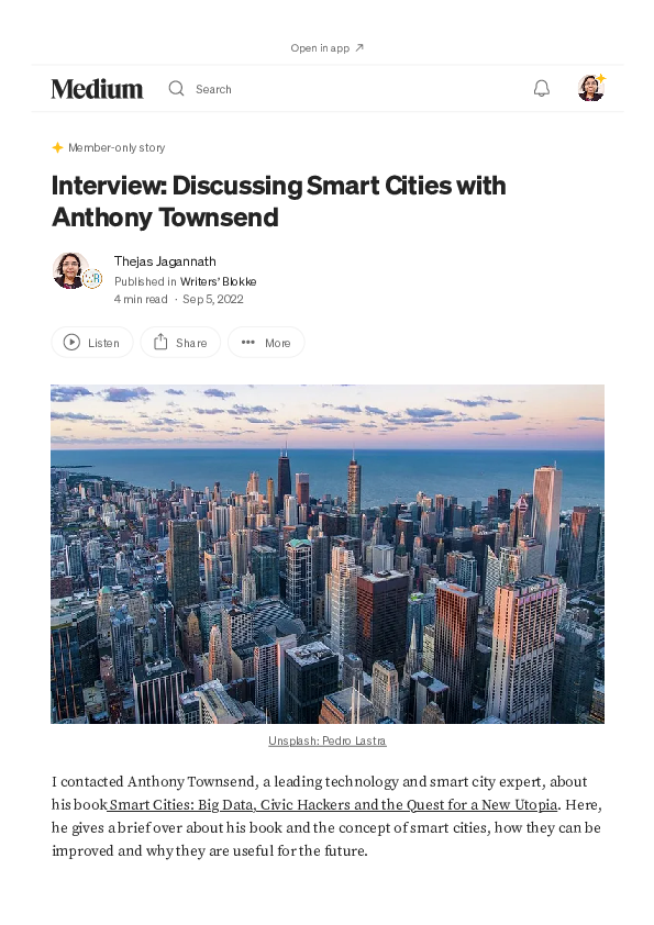 (PDF) Anthony Townsend Interview